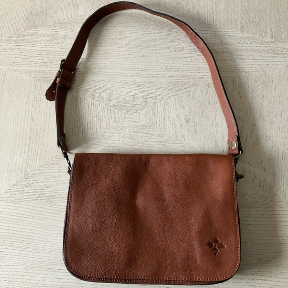 Patricia Nash | Bags | Patricia Nash Vito Brown Leather Flap Shoulder ...